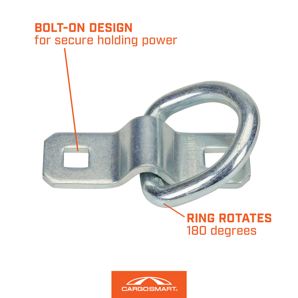 Standard Duty Bolt on D-Ring – CargoSmart LLC