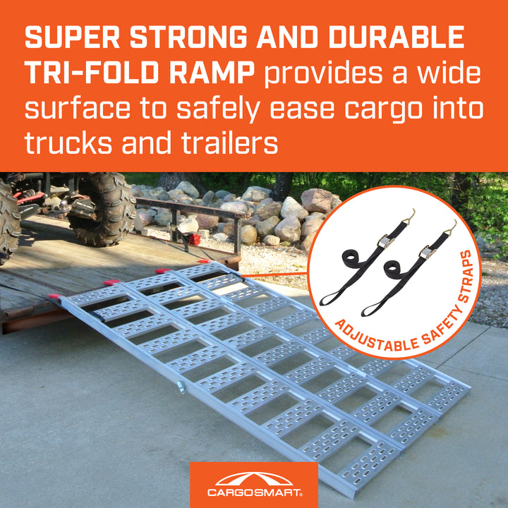 Tri-Fold Ramp with Treads – CargoSmart LLC