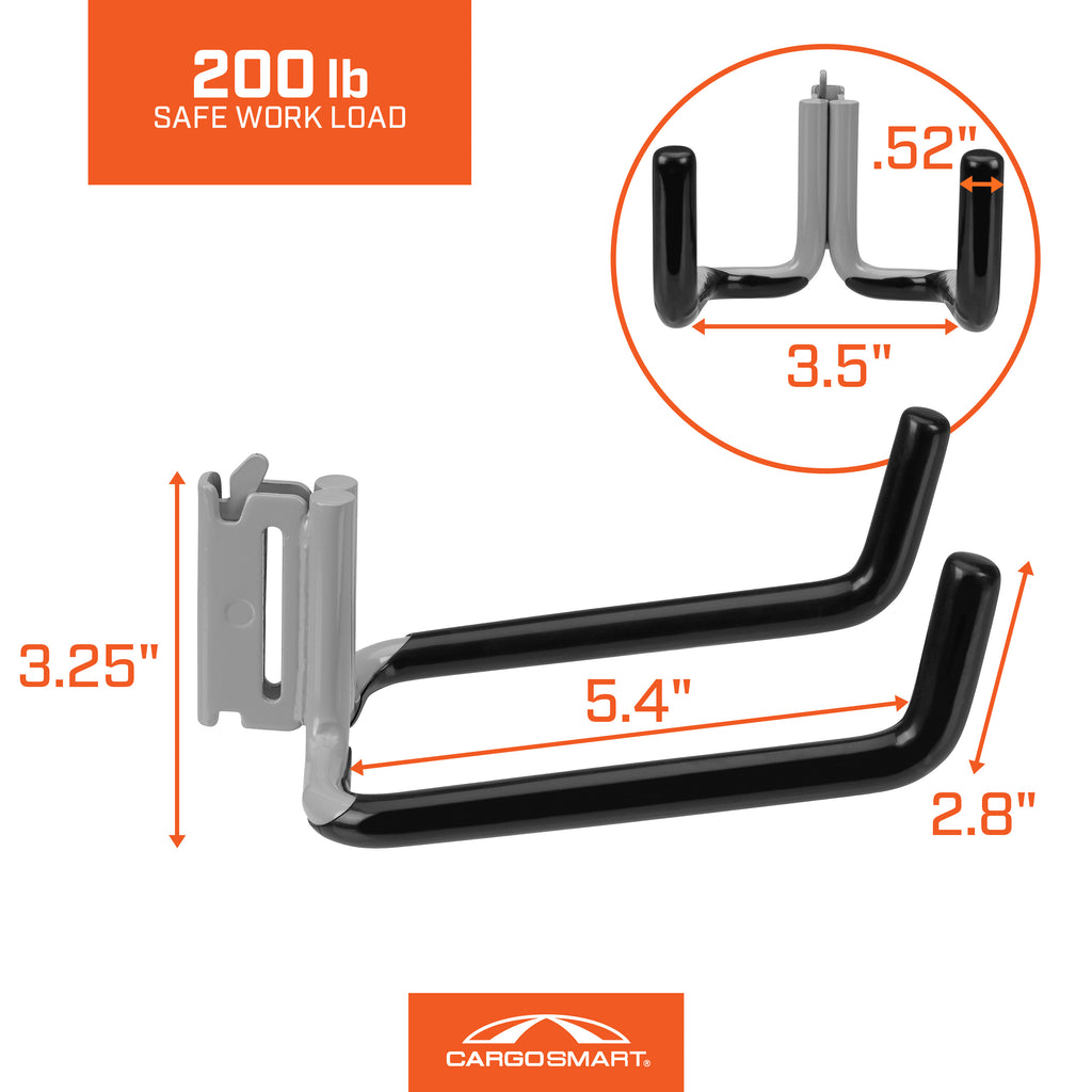 Extended Dual Arm Tool Hook - Rubber Coated – CargoSmart LLC