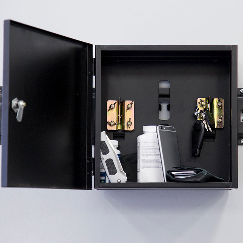 Medium Locking Track Cabinet - Matte Black – CargoSmart LLC